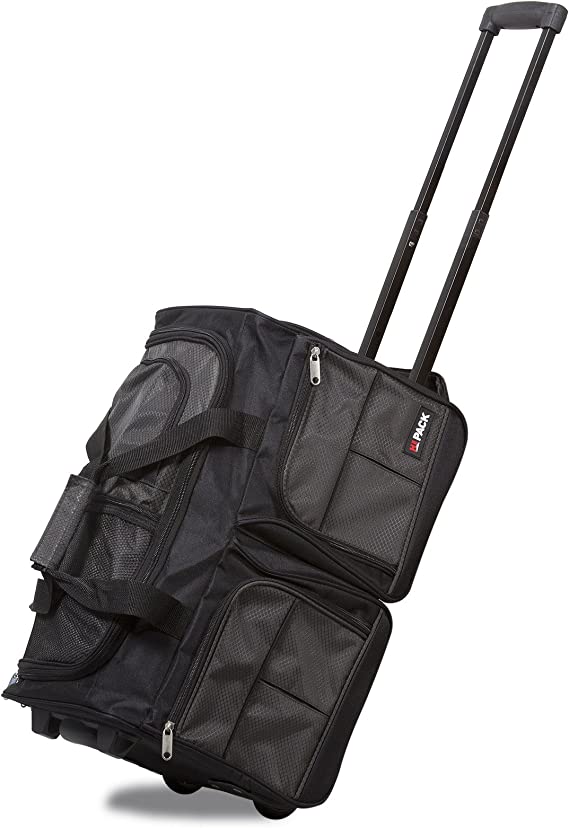 HiPack Rolling Duffel Bag 28 inch Charcoal (TRD Charcoal) – Backpack LA