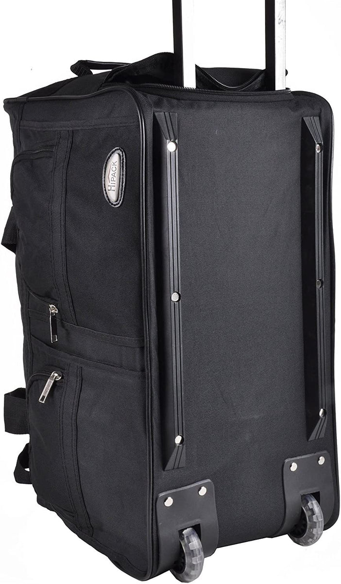HiPack Rolling Duffel Bag 30 inch Black (PRD Black) – Backpack LA