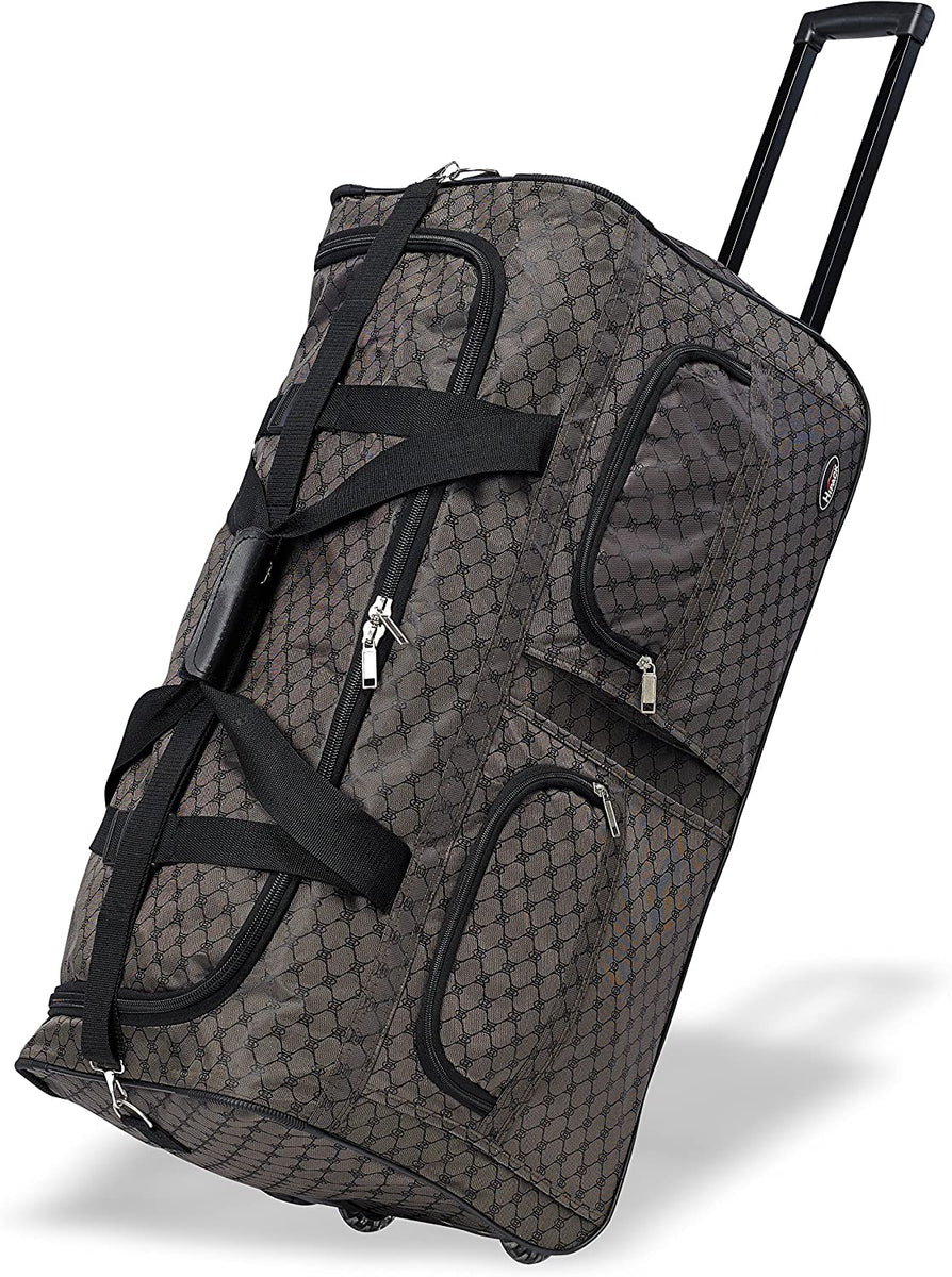 HiPack Rolling Duffel Bag 30 inch Dark Brown (PRD Dark Brown) – Backpack LA