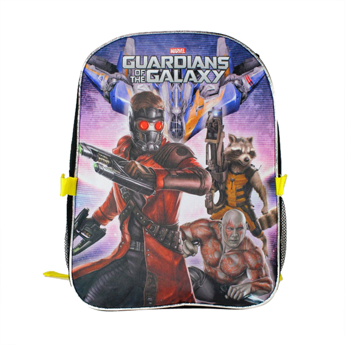 Guardians of the Galaxy Backpack Large 16 inch with Lunch Bag Yellow ...