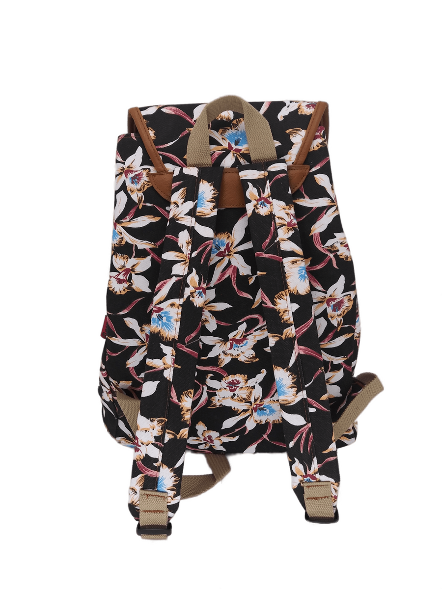 Bravo! Backpack Rucksack Drawstring (Waterlily, Black) – Backpack LA