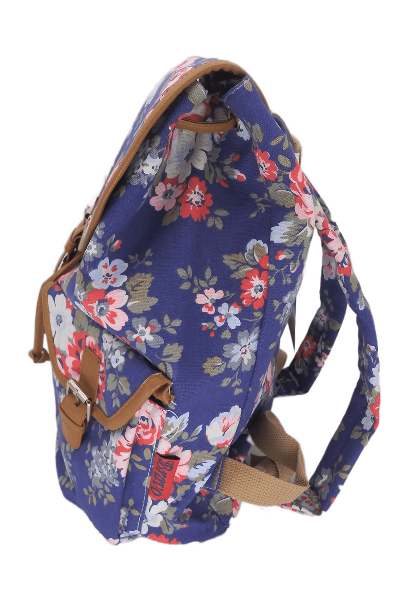 Bravo! Backpack Rucksack Drawstring (Gerbera, Purple) – Backpack LA