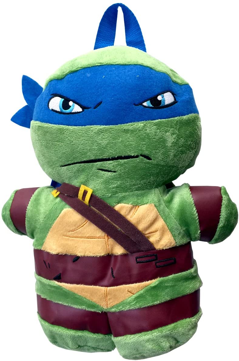 TMNT Ninja Turtle 14" Plush Backpack - Leonardo – Backpack LA