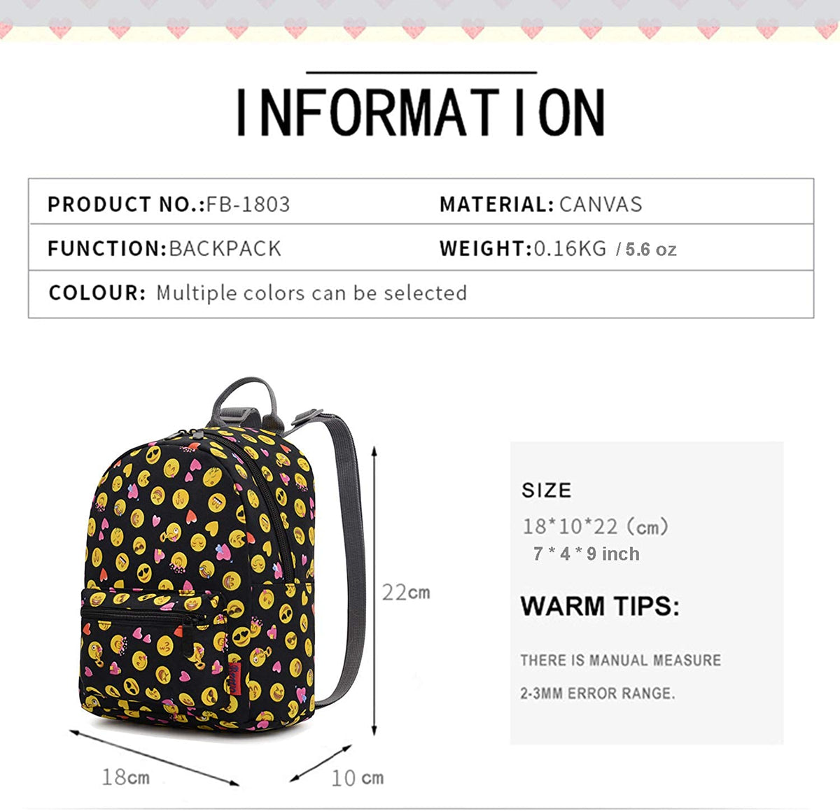 Bravo! Fashion Design All Purpose 9" Floral Backpack (Owl) – Backpack LA